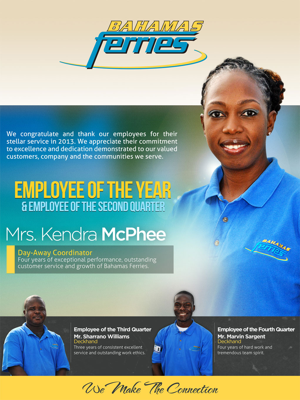 Congratulations To Our Employee Of The Year Employee Of The Second 